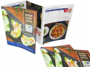 Pocket Menus | Folded Mini Food Information Brochures | mmprint.com